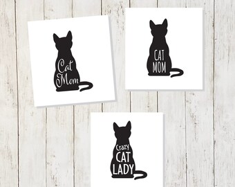Crazy Cat Lady Decal | Etsy