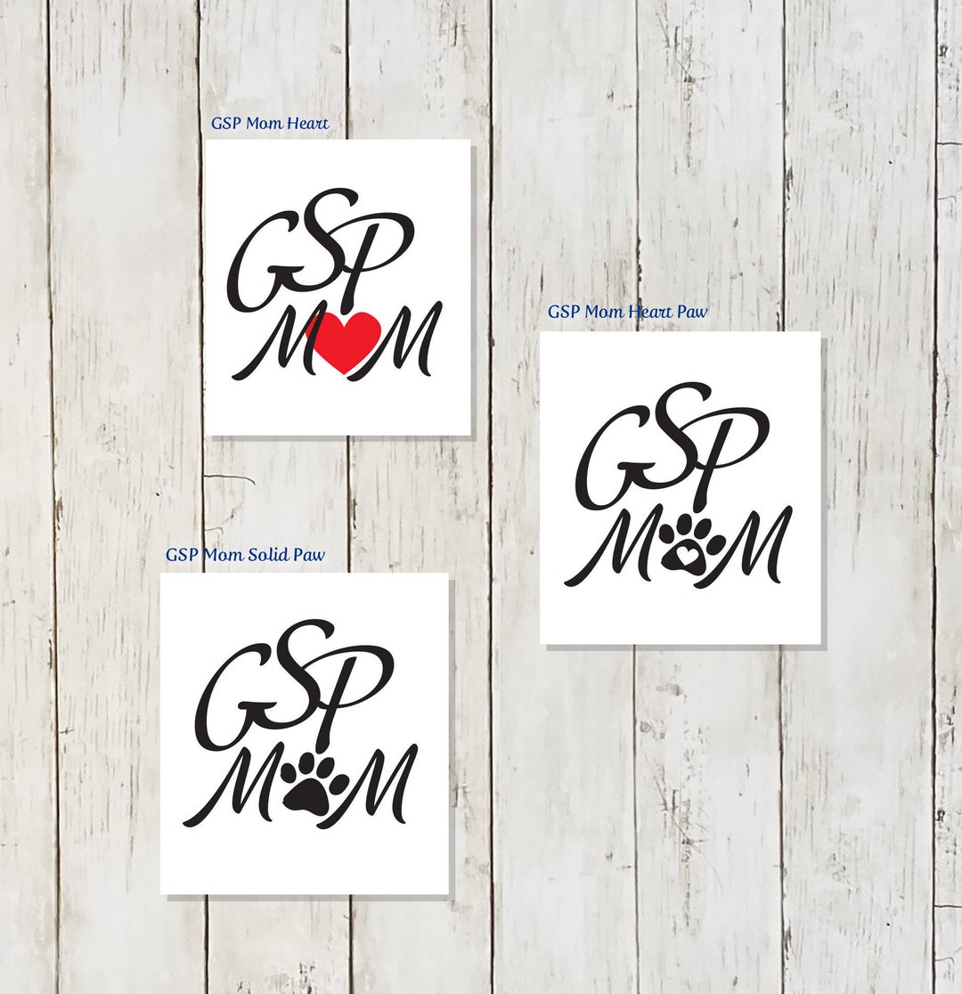 GSP Mom Decal, German Short Haired Pointer Mom Decal - Etsy