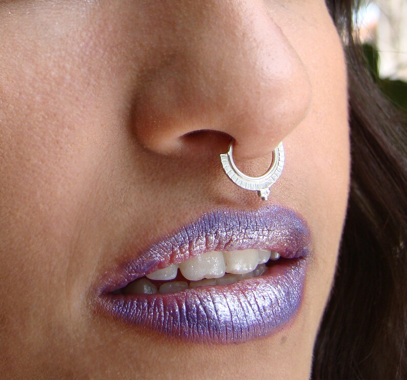 Cute Silver Septum Tribal Septum Septum Ring Piercing Indian Nose