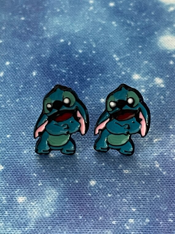 Stitch Disney's Lilo & Stitch Character Stud Enamel | Etsy