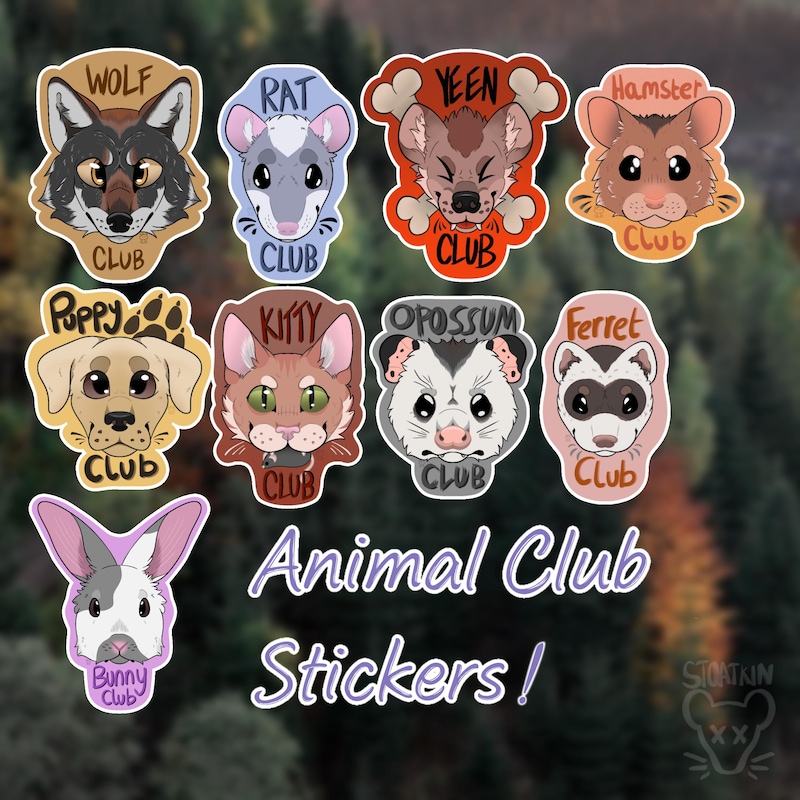 Therian Stickers - Etsy