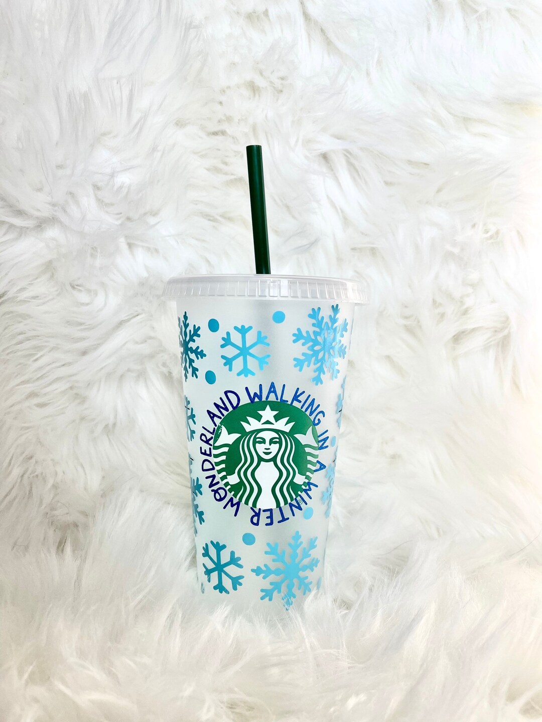 Walking in A Winter Wonderland Starbucks Cup Snowflakes - Etsy