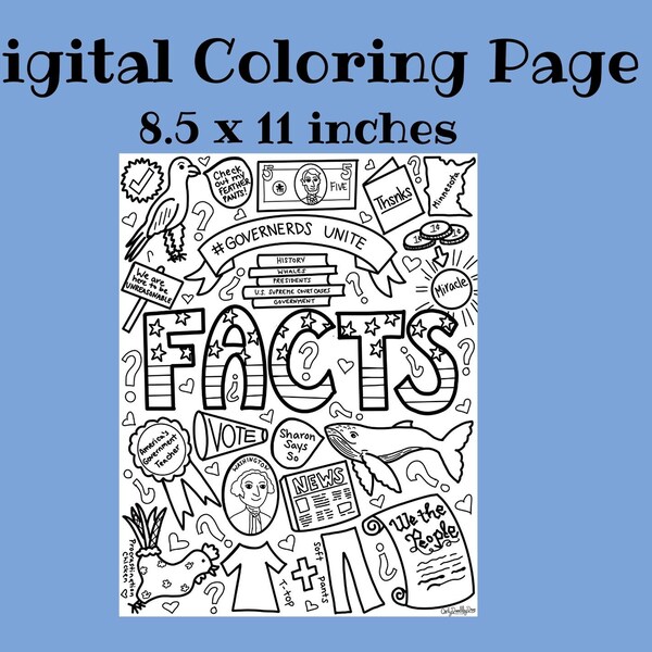 Charity Coloring Page - Etsy