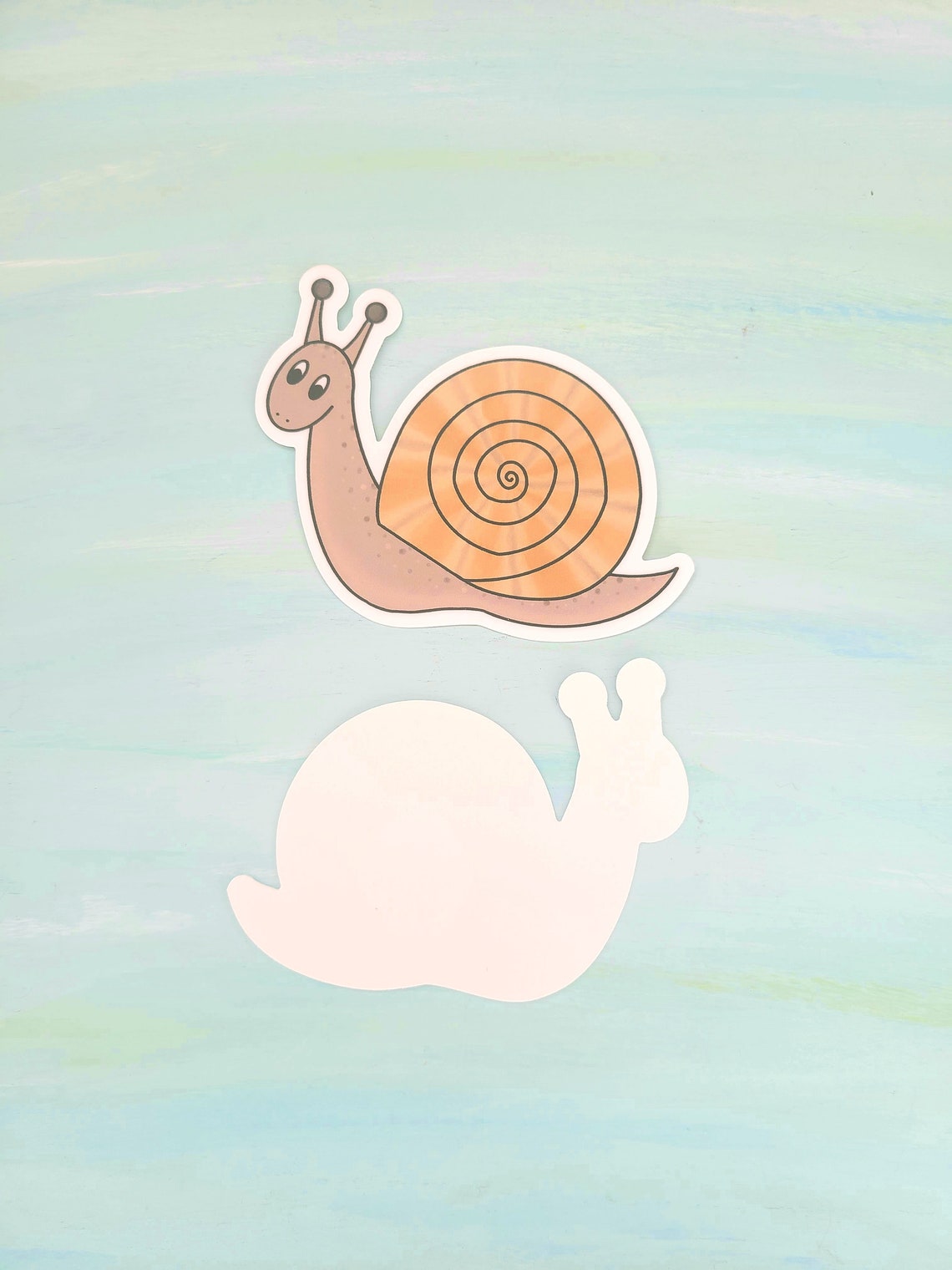 Snail Vinyl Sticker Garden Friend Decal Gastropod Nature | Etsy