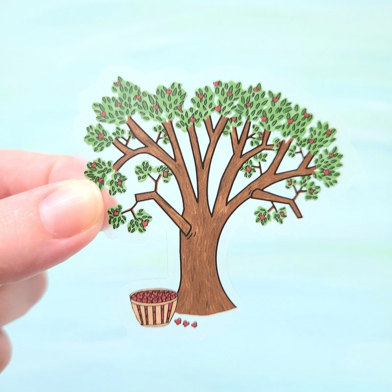 Apple Tree Decal - Etsy