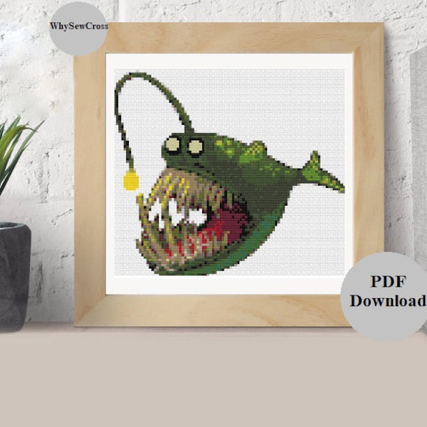 Fish Cross Stitch Pattern - Etsy