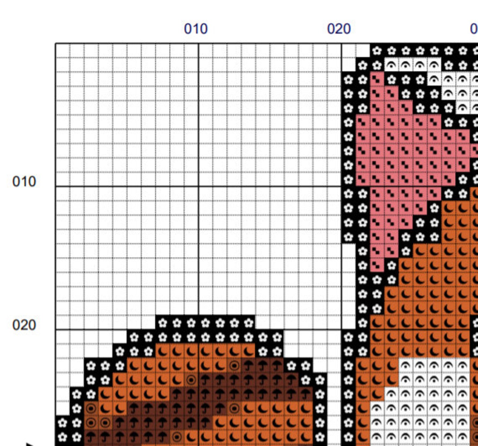 Red Panda Cross Stitch Pattern- Red Panda Cross Stitch Pdf- Beginner ...