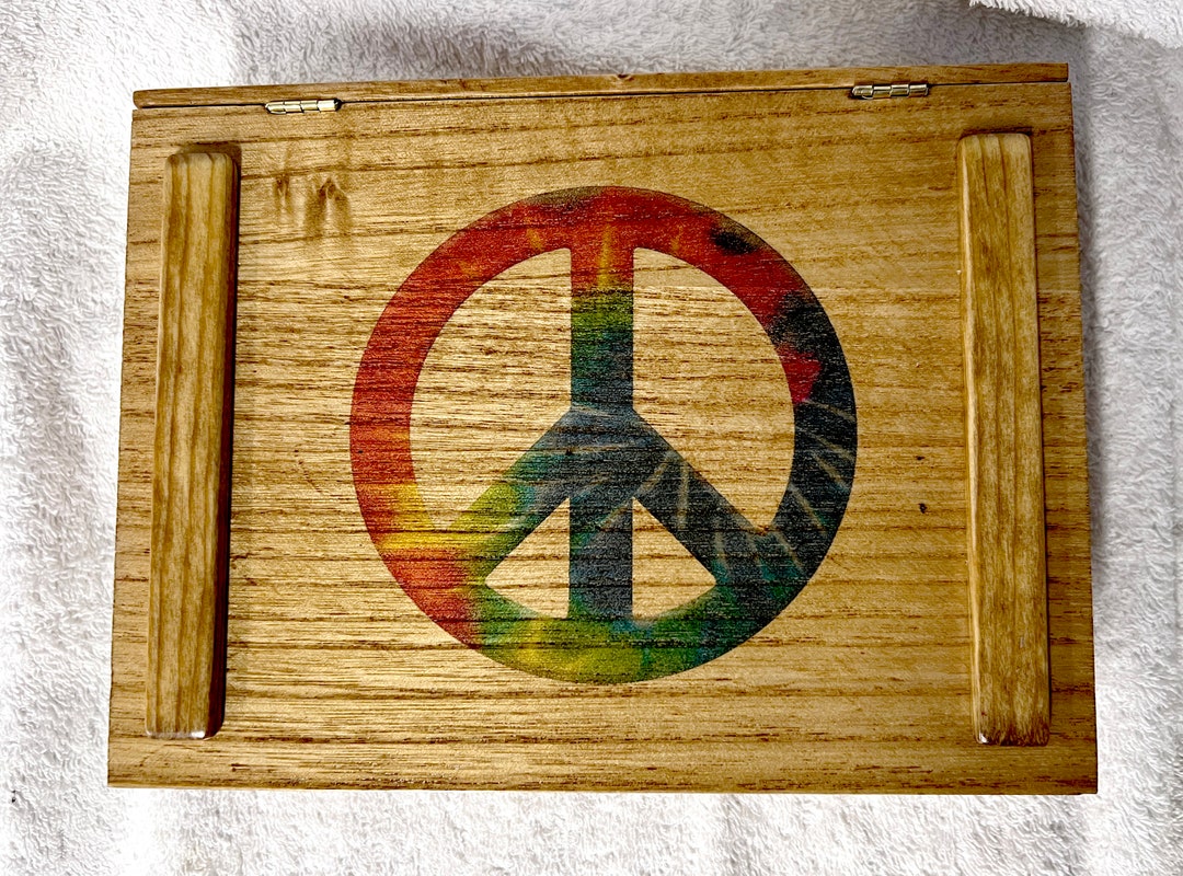 Peace Symbol Stash Box, Jewelry, Gift Box - Etsy