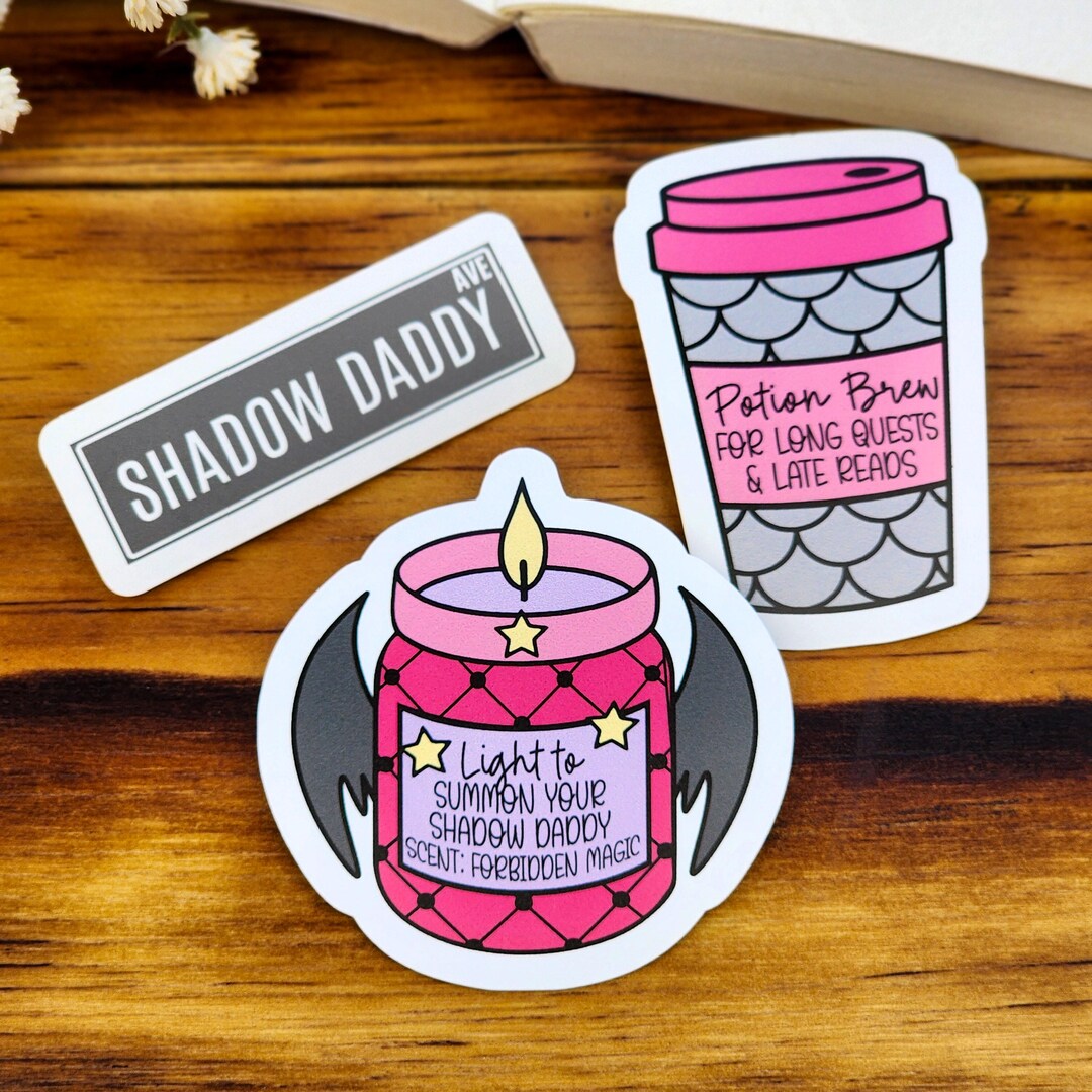 Sticker Set (3pc) - Shadow Daddy Collection - Etsy
