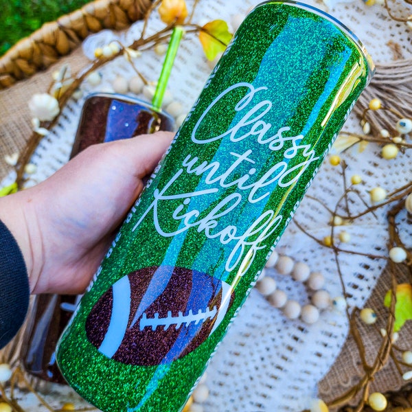 Football Tumbler - Etsy