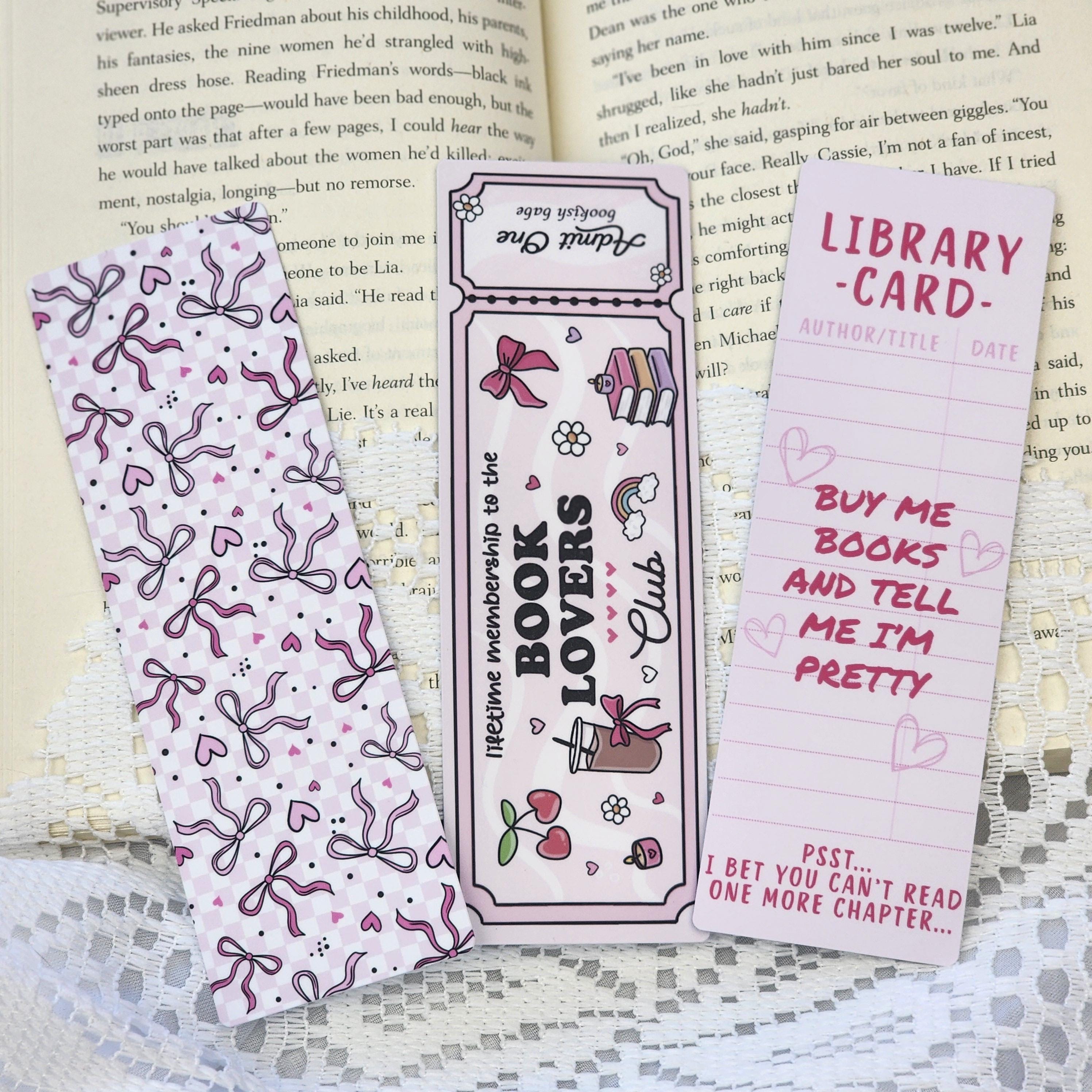 Bookmark Set for Book Lovers - Etsy