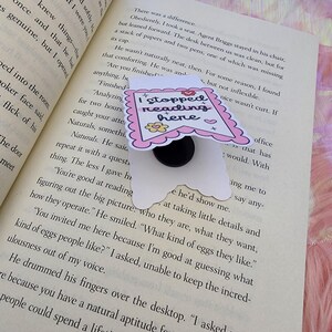 Stopped Reading Here Bookmark - Laminated Magnetic Page Marker - Great ...