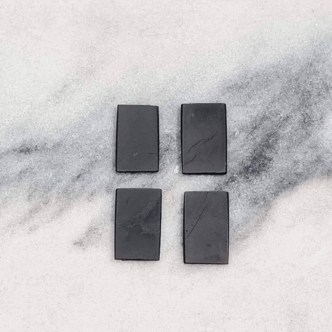 Shungite Stickers 4pcs for Mobile Phone or Tablet, Natural Protection ...
