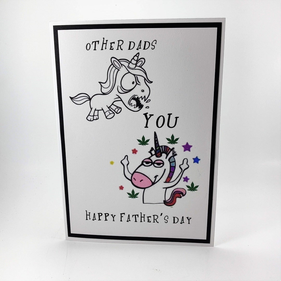 Stoner Father's Day Card, Funny Stoner Fathers Day Gift, Happy Fathers ...