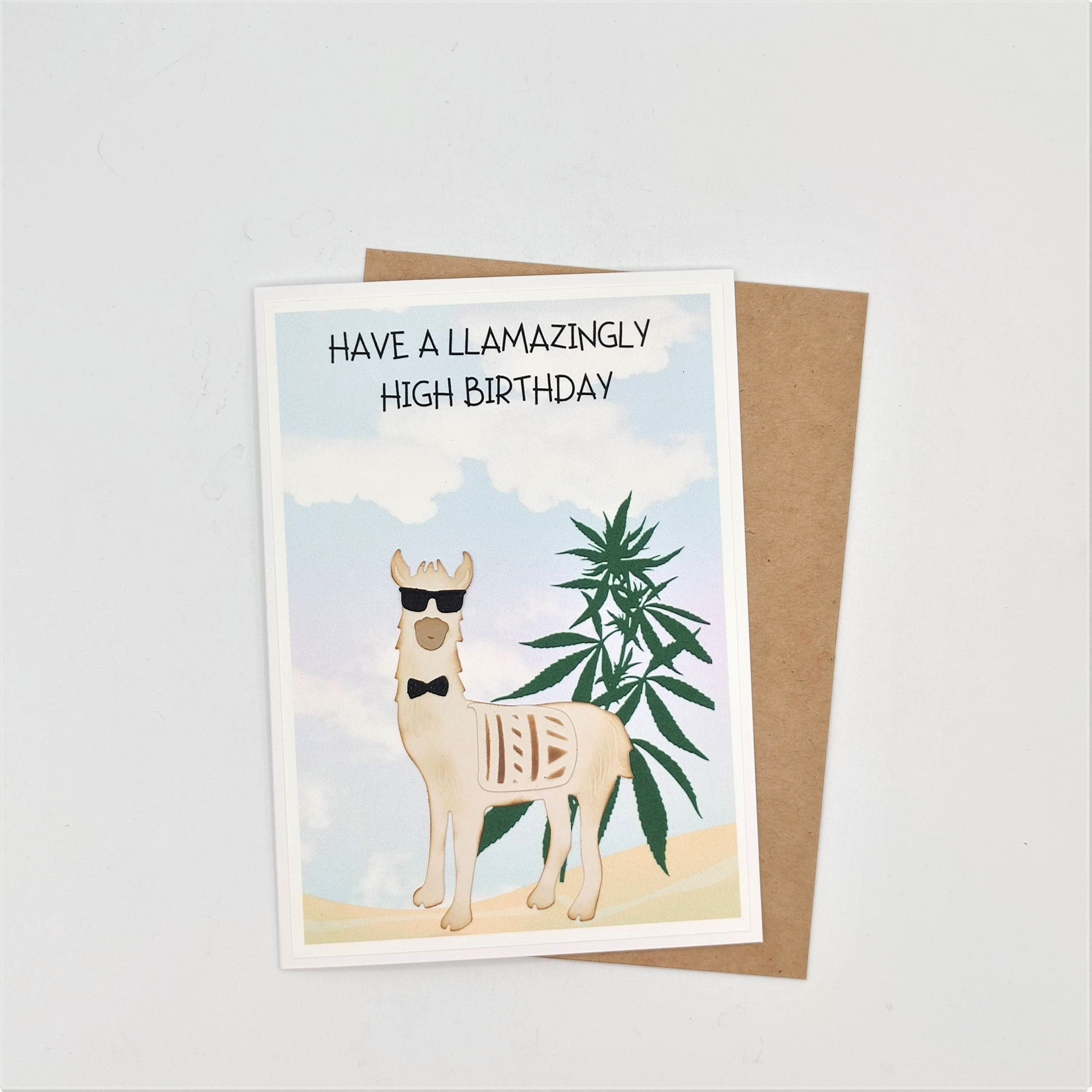 Stoner Birthday Card, Funny Weed Birthday Card, Stoner Gift, Handmade ...