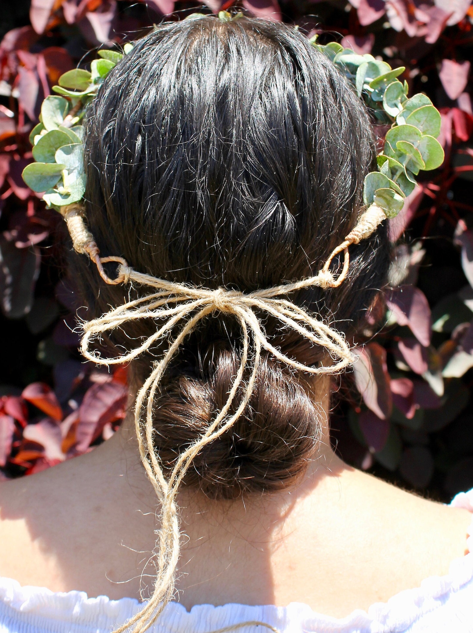Eucalyptus & Thistle Crown - Etsy
