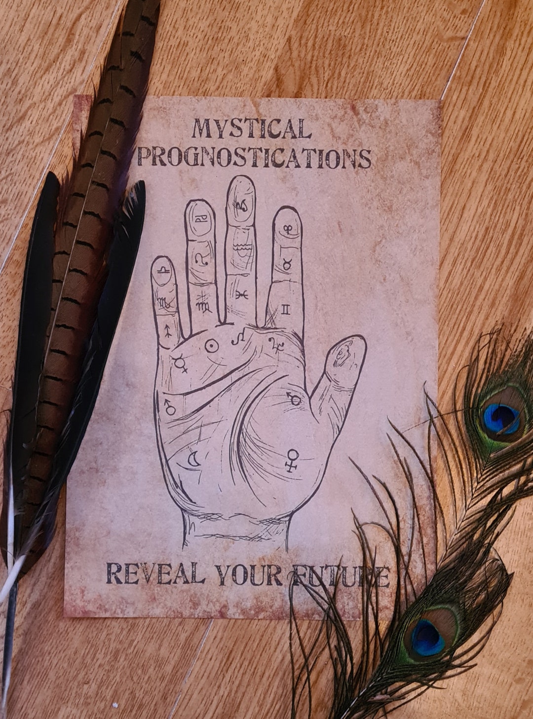 Palmistry Poster Digital Palm Reading Poster - Etsy