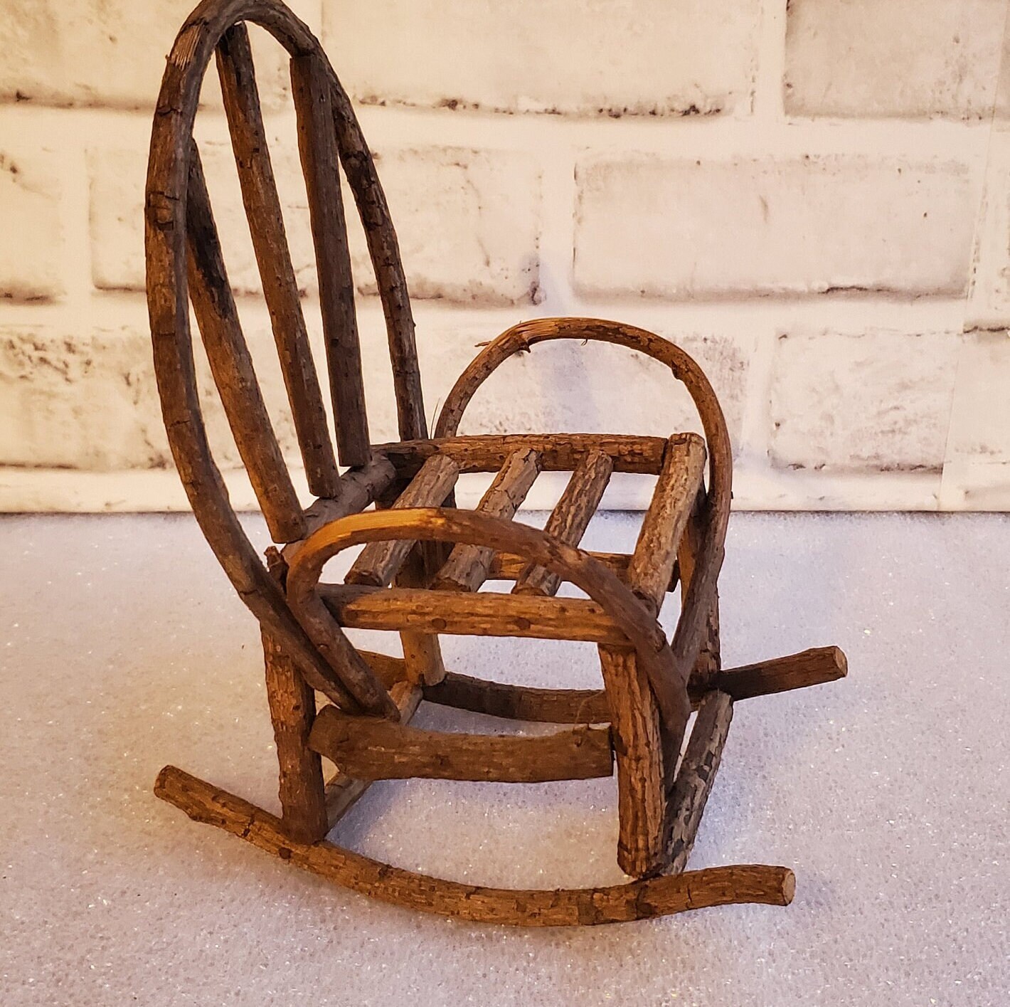 Handmade, Twig, Miniature, Rocking Chair - Etsy