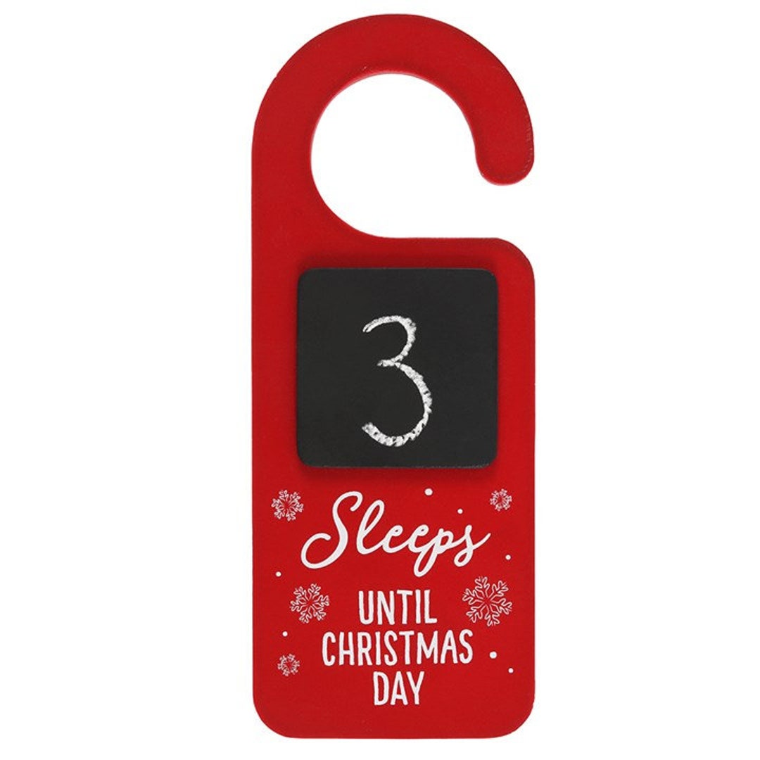Countdown to Christmas Door Hanger - Etsy UK