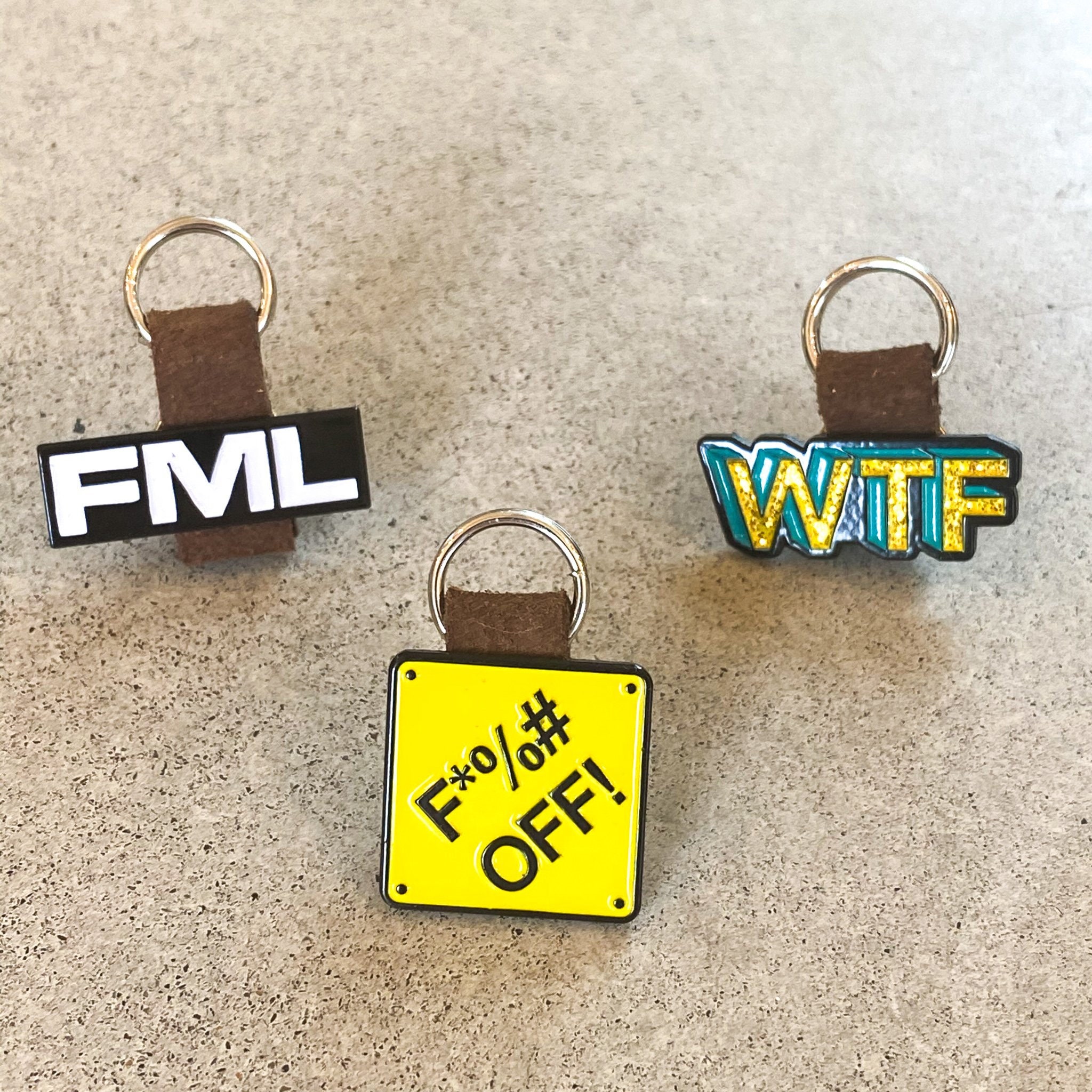 F Off Pin Fuck Pin Badge Pins Enamel Pin Kawaii Etsy