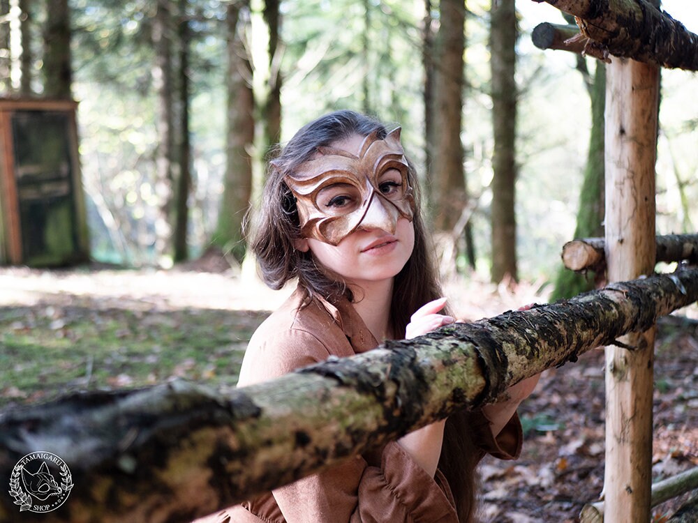 Owl Skull Mask Zukuri Mask Owl Bird Larp Gn Furry Roleplay Cosplay - Etsy