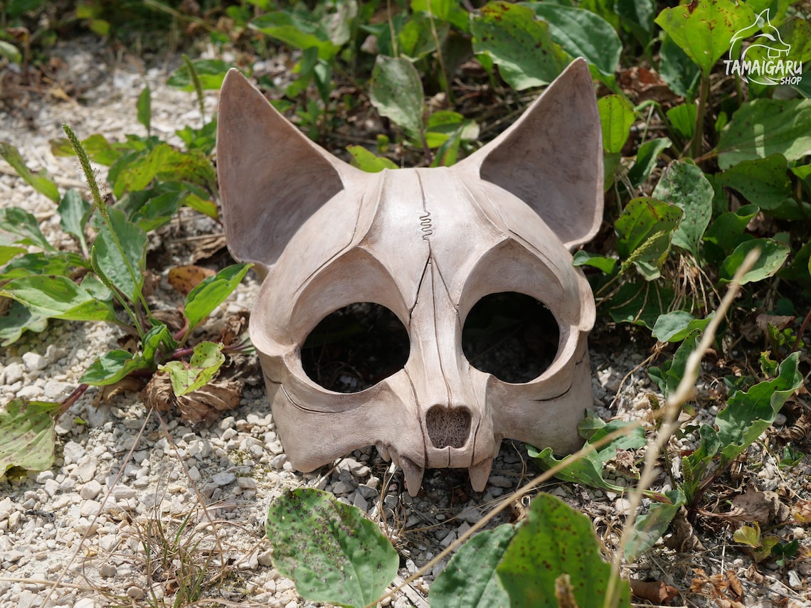Fox Skull Mask Sand Mask Fox Larp Gn Furry Roleplay - Etsy