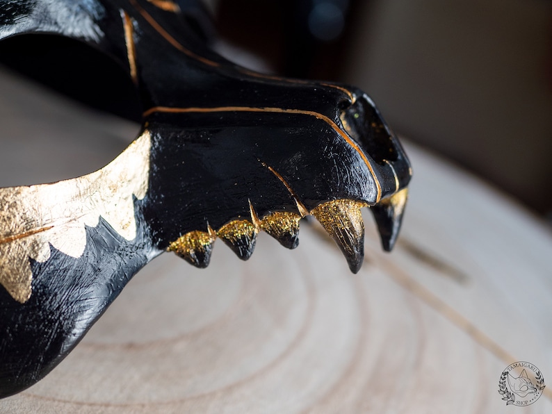 Fox Skull Mask Hecate gold Ver. Mask Fox Larp Gn Furry - Etsy