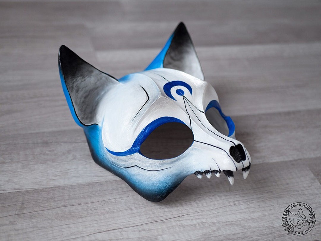 Fox Skull Mask Ocean Empress Mask Fox Larp Gn Furry Roleplay Cosplay ...