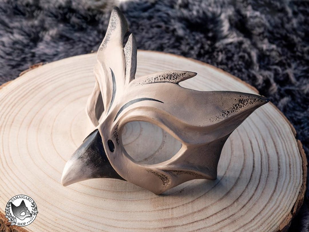 Owl Skull Mask - Kurotsu | Mask Owl Bird Larp Gn Furry Roleplay Cosplay ...