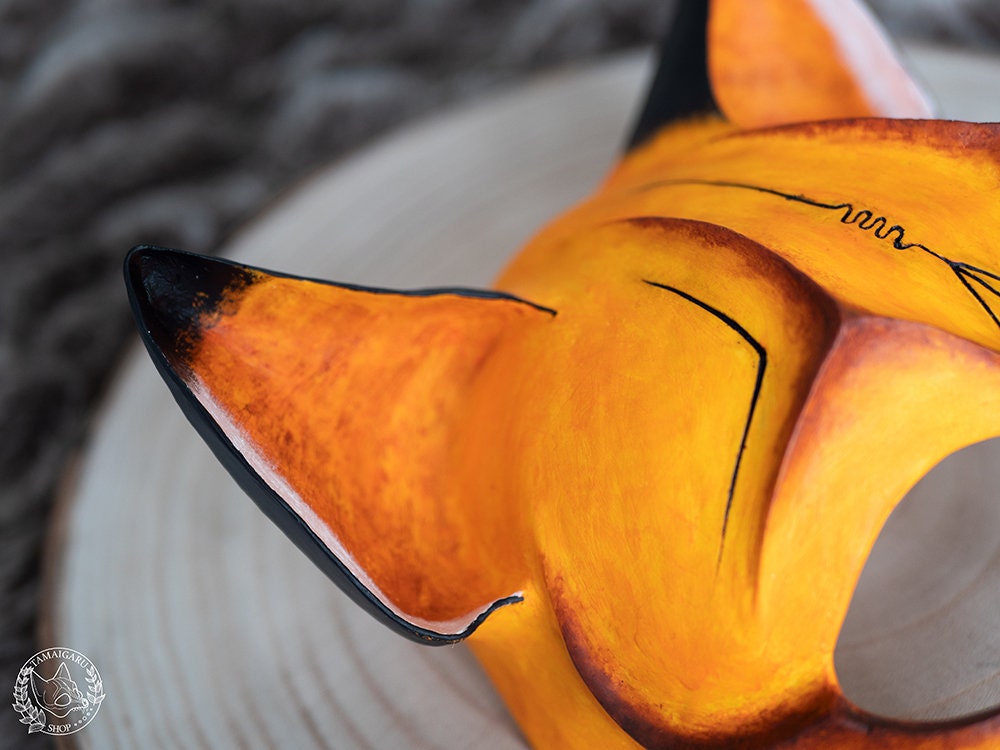 Fox Skull Mask Wild Mask Fox Larp Gn Furry Roleplay - Etsy