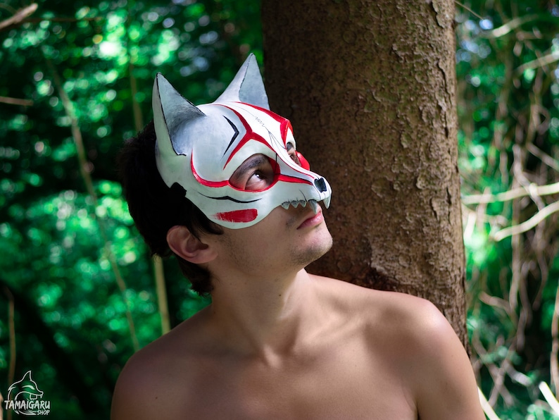 Fox Skull Mask - Kitsune | Mask Fox Larp Gn Furry Roleplay Cosplay - Etsy