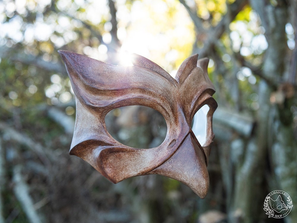 Owl Skull Mask Zukuri Mask Owl Bird Larp Gn Furry Roleplay Cosplay - Etsy