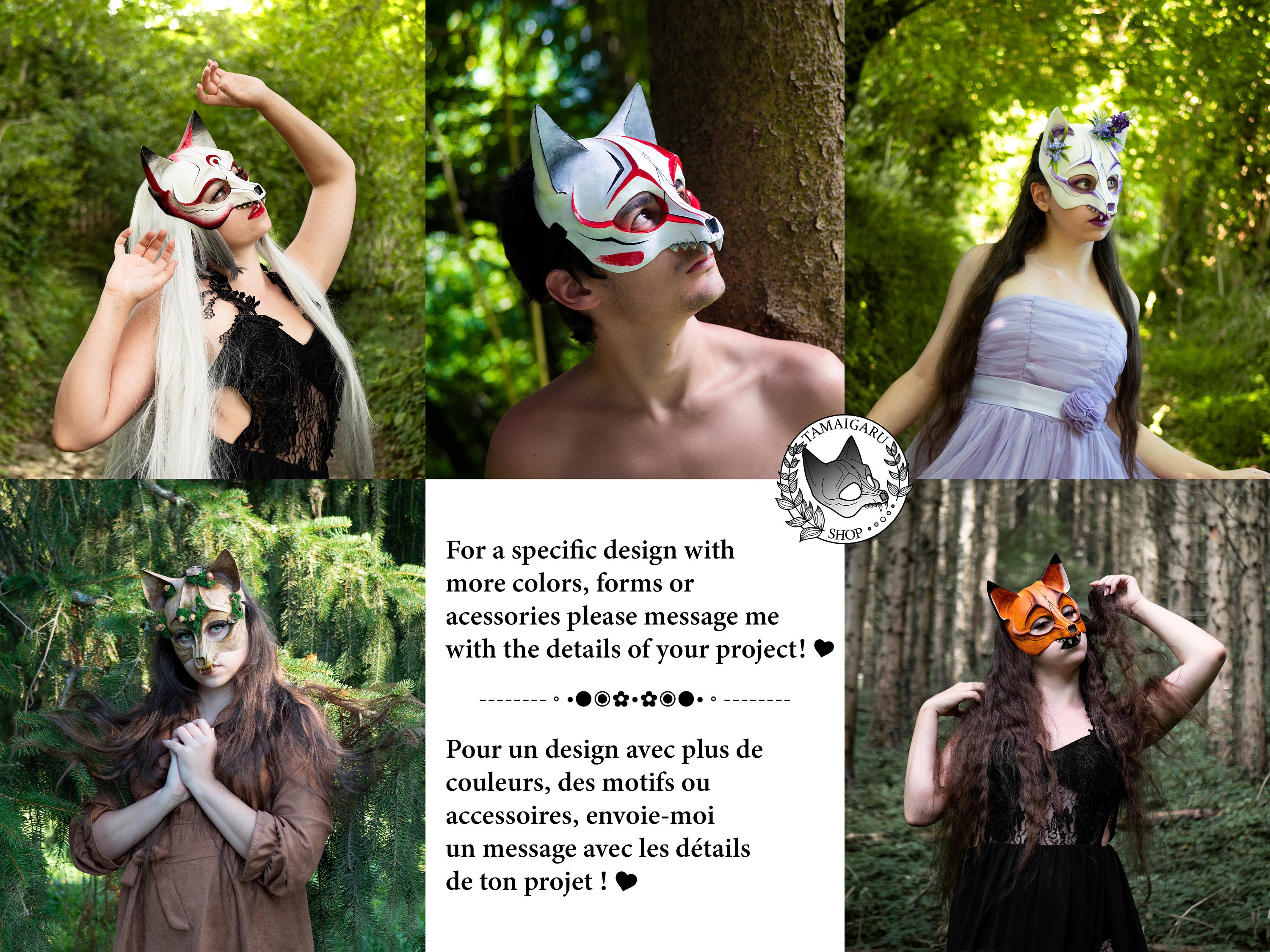 Build Your Own Customised Fox Skull Mask BYO Cosplay Costume ...