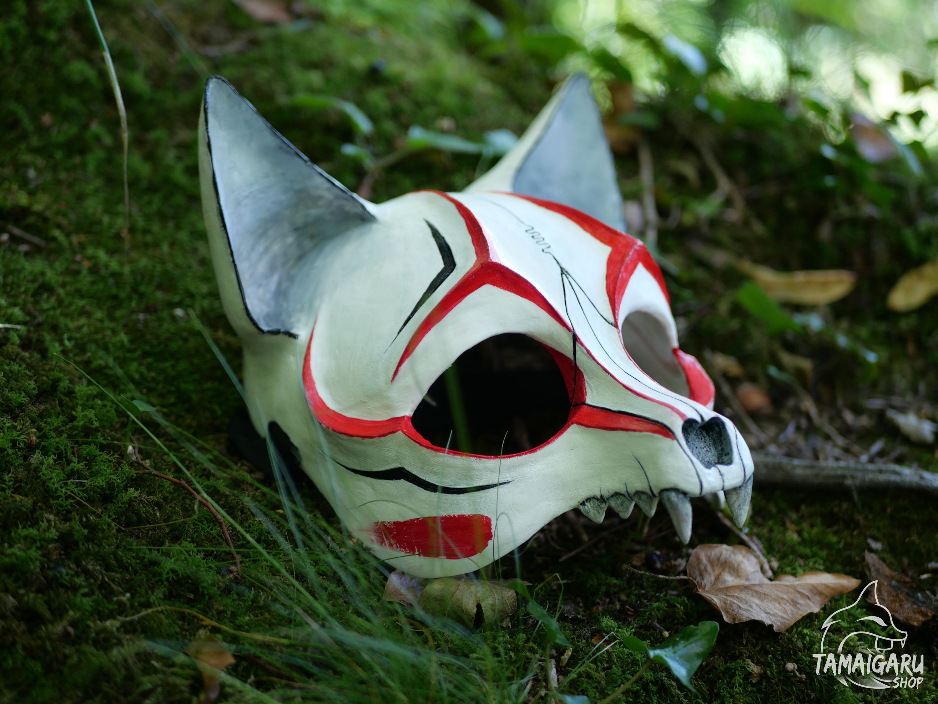 Fox Skull Mask - Kitsune | Mask Fox Larp Gn Furry Roleplay Cosplay - Etsy