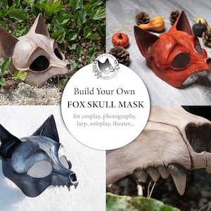 Build Your Own Customised Fox Skull Mask | BYO Cosplay Costume ...