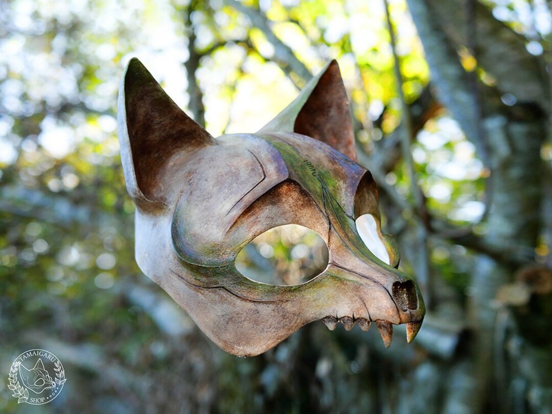Fox Skull Mask - Teishi | Mask Fox Larp Gn Furry Roleplay Cosplay ...