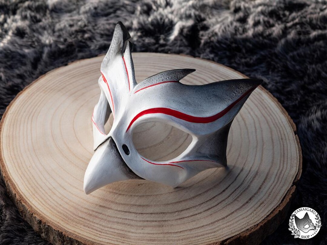 Owl Skull Mask - Fukune | Mask Owl Bird Larp Gn Furry Roleplay Cosplay ...