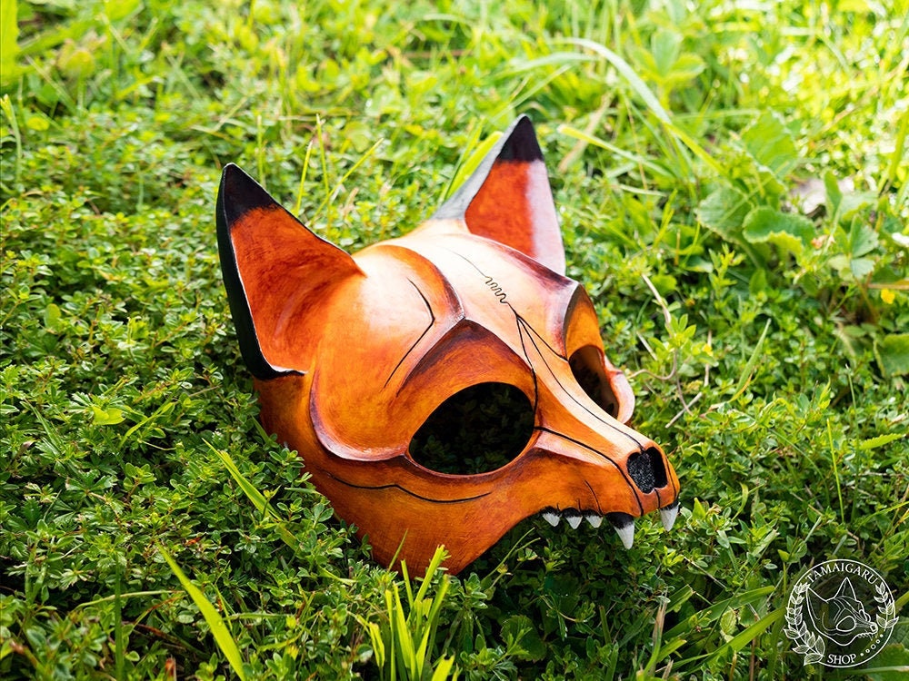 Fox Skull mask Wild mask fox larp gn furry roleplay | Etsy