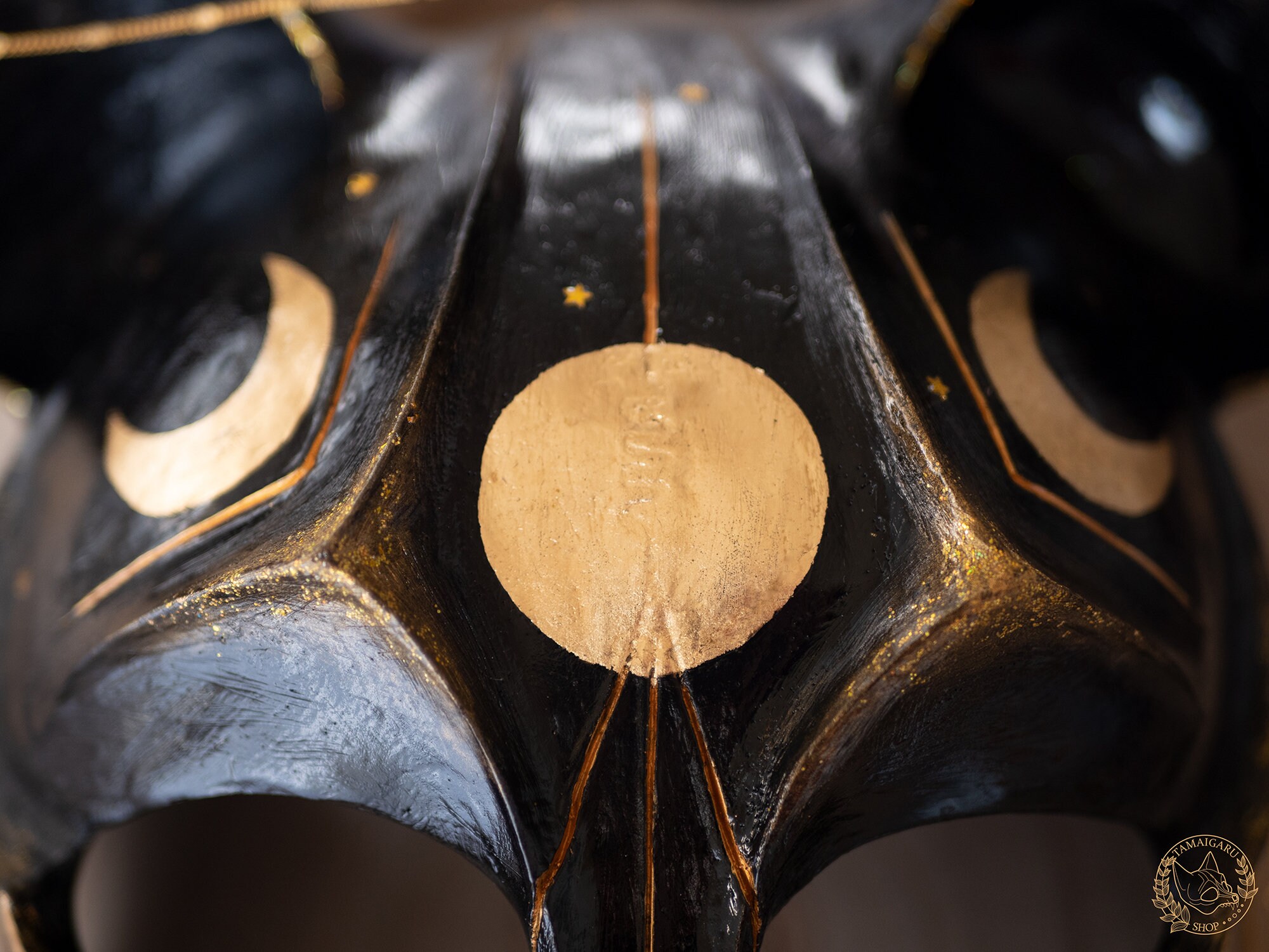 Fox Skull Mask Hecate gold Ver. Mask Fox Larp Gn Furry - Etsy