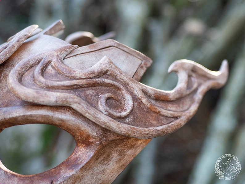 Japanese Demon Mask Shodo Oni Mask Larp Gn Furry Roleplay Cosplay ...