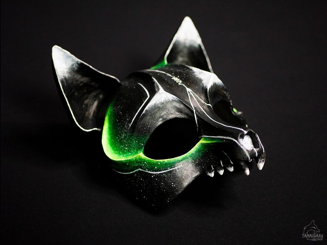 Fox Skull Mask Aurora cosmos Mask Fox Larp Gn Furry Roleplay Cosplay - Etsy