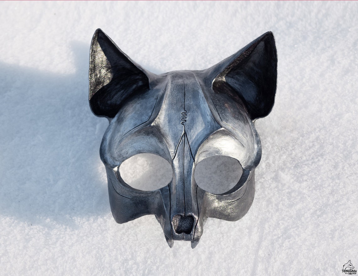 Fox Skull Mask Witcher Wolf Mask Fox Larp Gn Furry - Etsy