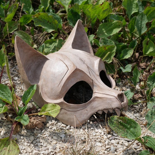 Fox Skull Mask Bloody Empress Mask Fox Larp Gn Furry - Etsy