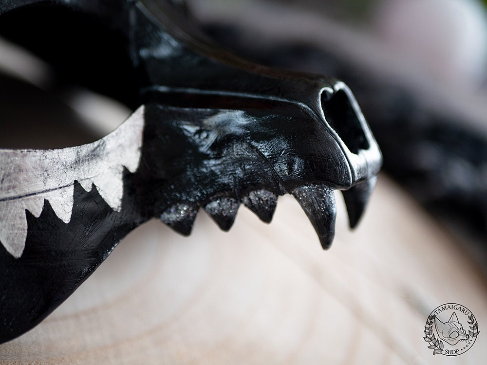 Fox Skull Mask Hecate witchcraft Mask Fox Larp Gn Furry - Etsy