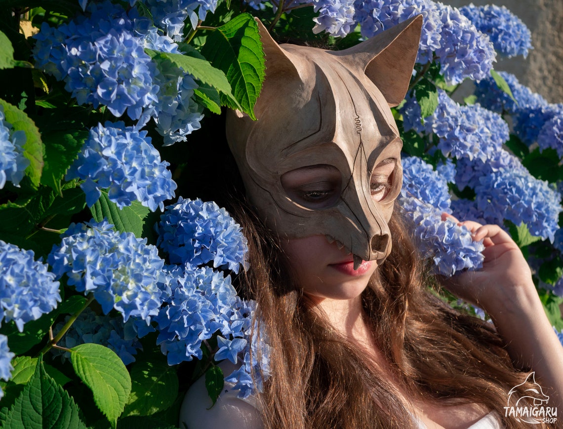 Fox Skull Mask Sand Mask Fox Larp Gn Furry Roleplay | Etsy