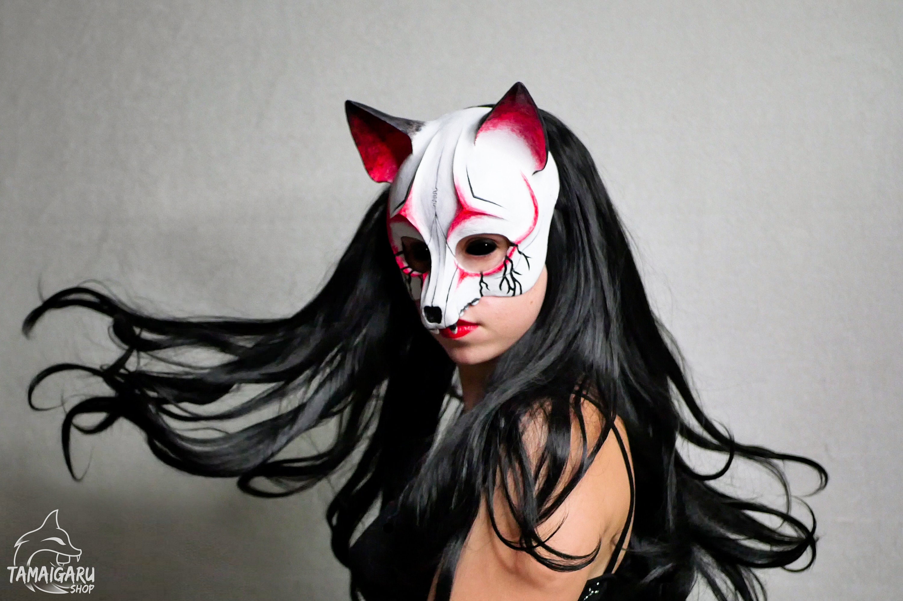 Fox Skull Mask Sanguine Mask Fox Larp Gn Furry Roleplay Cosplay - Etsy