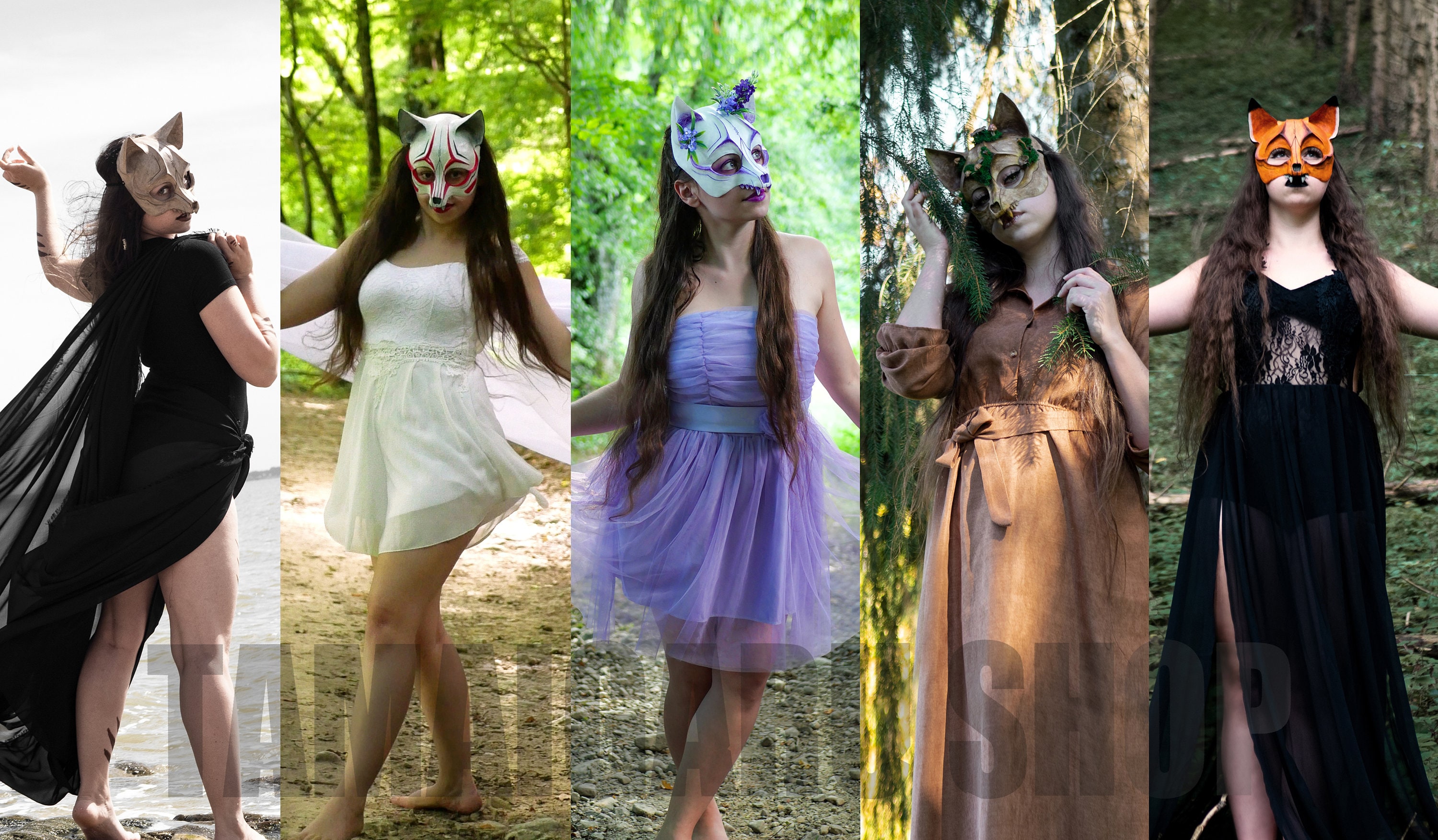 Build Your Own Customised Fox Skull Mask BYO Cosplay Costume ...