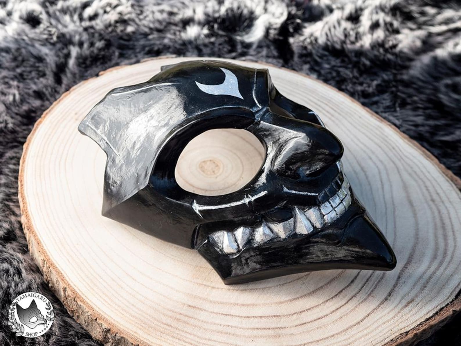 Japanese Demon Mask - Erebe | Oni Mask Larp Gn Furry Roleplay Cosplay ...