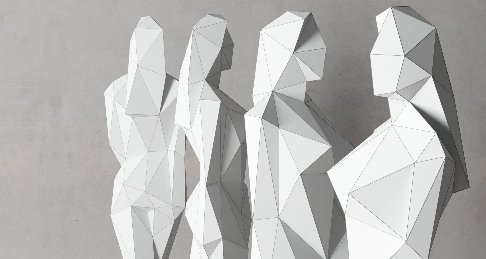 Paper Woman, Papercraft, Digital Template, Origami, PDF Download DIY ...