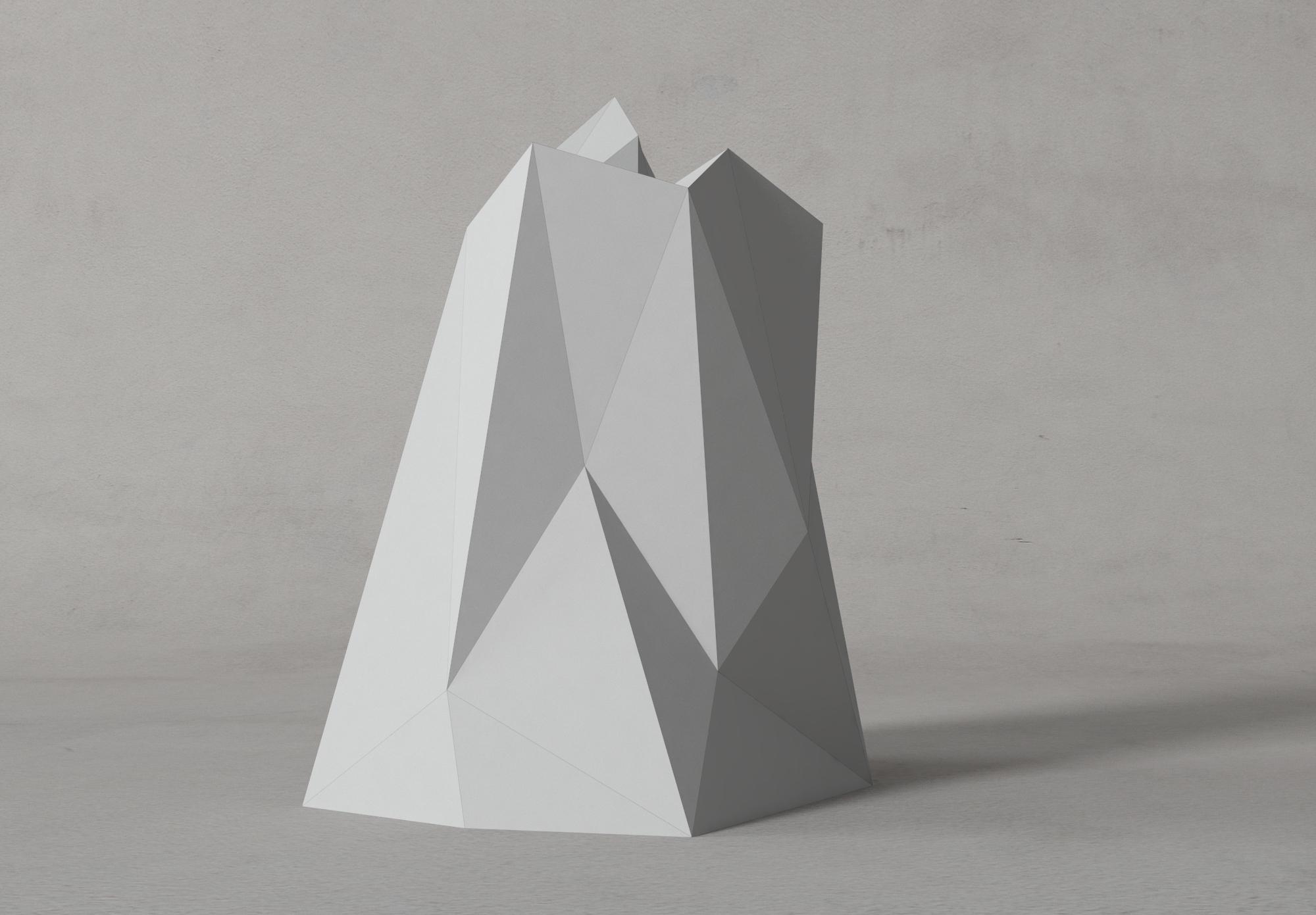 Paper Vase, Papercraft, Digital Template, Origami, PDF Download DIY ...